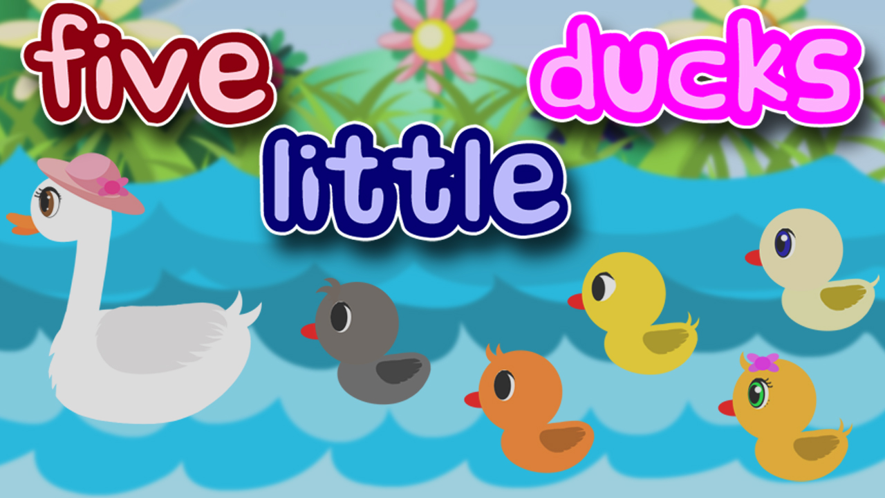 Five Little Ducks - Nursery Rhyme with Lyrics - Noodle Kidz ...